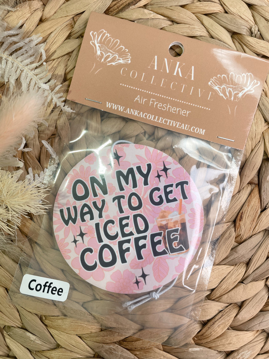 Iced Coffee Air Freshener – Anka Collective